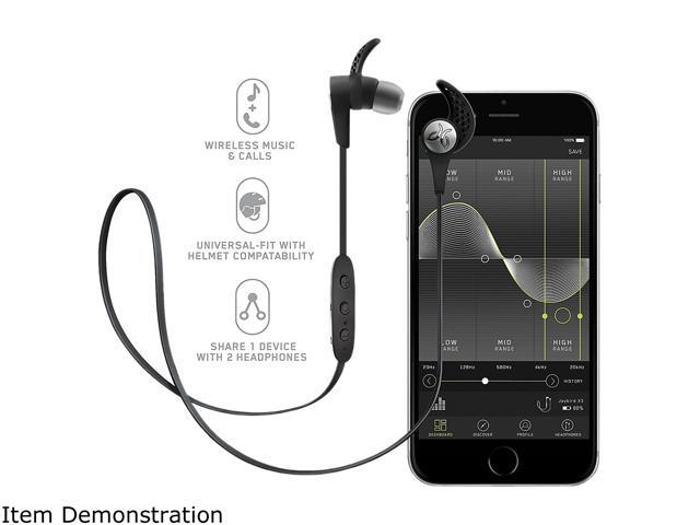 JayBird X3 In-Ear Wireless Bluetooth Headphones, Blackout, 985-000580 - Newegg.com