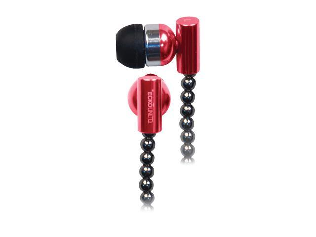 Ecko EKU-CHN-RD Canal Chain Ear Buds - Red - Newegg.com