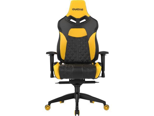 Gamdias Achilles P1 RGB Gaming Chair - Black / Yellow - Newegg.ca