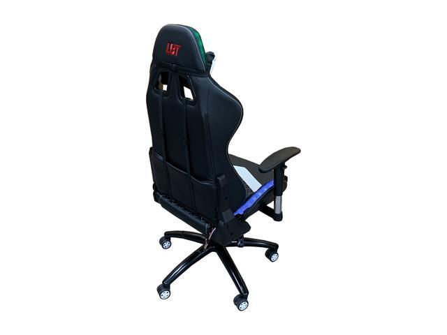 LBT RGB Lights Gaming Chair with Remote Control - Black / White ...