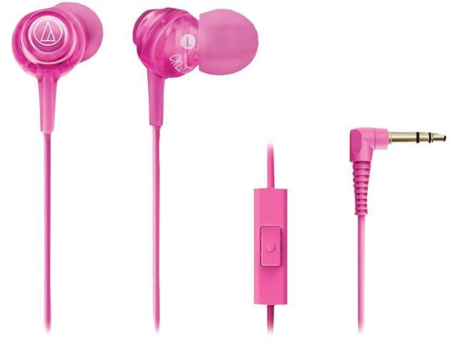 Audio-Technica ATH-CKL202iSPK Pink ATH-CKL202ISPK In-Ear Communication ...
