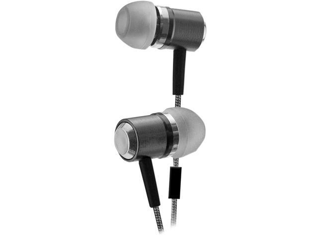 Sentry Silver HPS-HM371 MicBuds Metal Stereo Ear Buds With Built-In Mic ...