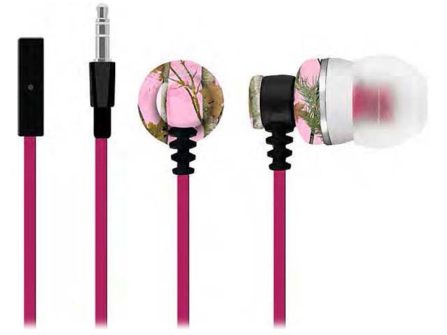 Sentry Black Pink HM910 Stealth Earbuds stereo camouflage in-ear buds ...