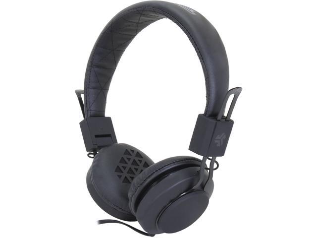 JLAB Black INTRO-BLK-BOX Intro Rubberized Headphones with Mic ...