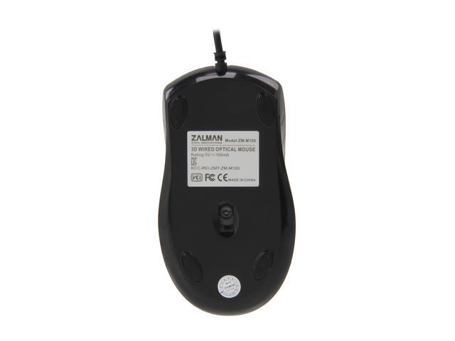 ZALMAN ZM-M100 Black Wired Optical Mouse - Newegg.com