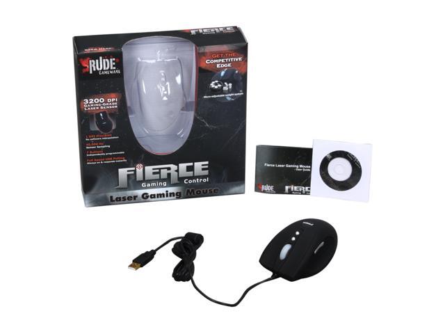 Fierce RUDE-200 Black Wired Laser Gaming Mouse - Newegg.com