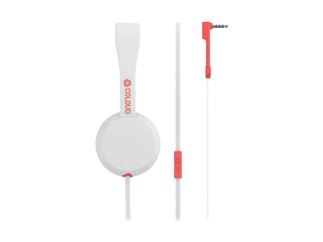 Coloud Knock White/Red 4090649 Circumaural Blocks Headphones - White ...