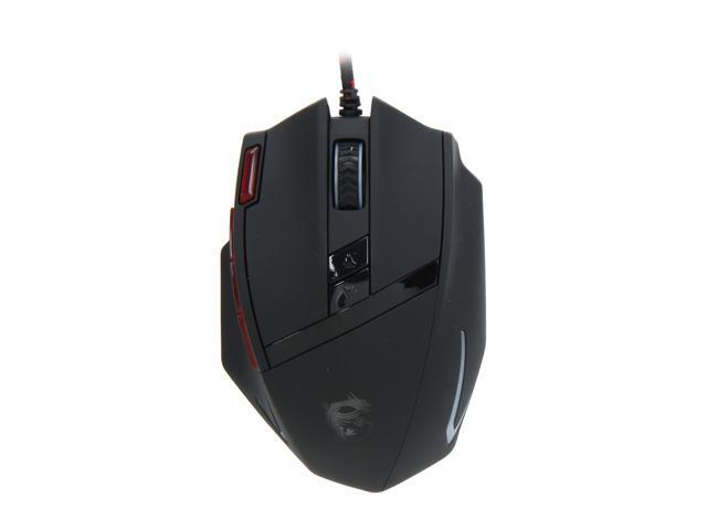 MSI DS200 S12-0401170-EB5 Black & Red Wired Mouse - Newegg.ca