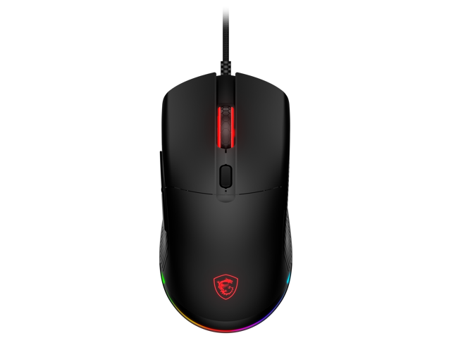 MSI FORGE GM310 Wired Optical Gaming Mouse, RGB LED, 20 Million Clicks ...