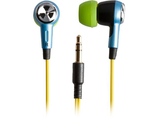 Ifrogz EarPollution Ozone EP-OZONE-BG-01 Canal Headphone (Blue / Green ...
