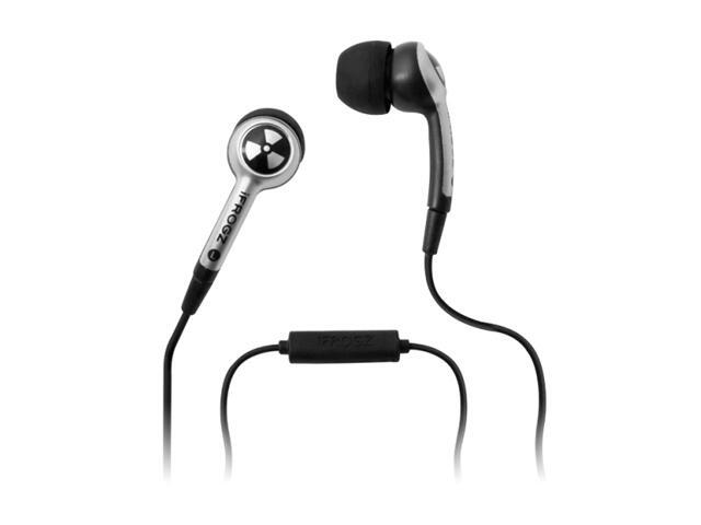 Ifrogz EPD33-MIC-SILVER EarPollution Plugz Noise Isolating Earset ...