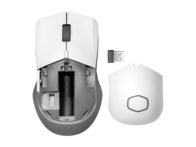 Cooler Master MM311 White Gaming Mouse with Adjustable 10,000 DPI, 2.4 ...