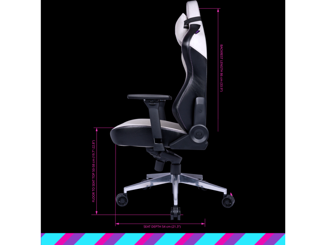 Cooler Master Caliber X1C Gaming Chair Gray Ergonomic 360° Swivel, 180 ...