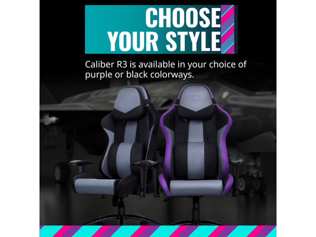 Cooler Master Caliber R3 Gaming Chair Black Ergonomic 360° Swivel, 180 ...