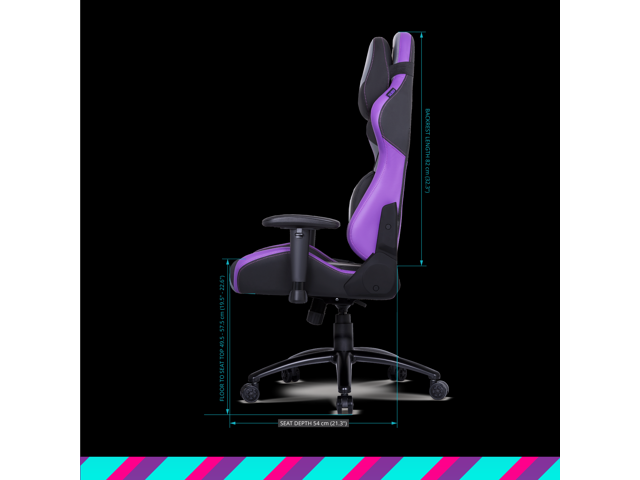 Cooler Master Caliber R3 Gaming Chair Black Ergonomic 360° Swivel, 180 ...