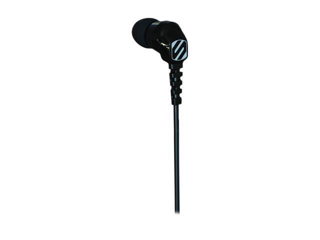 SCOSCHE Black HP200BK Noise Isolation Earbuds with slideLINE Remote ...