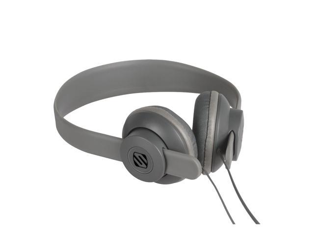 SCOSCHE Gray SHP451M-GY lobeDOPE Headphones Plus Mic & Control - Grey ...