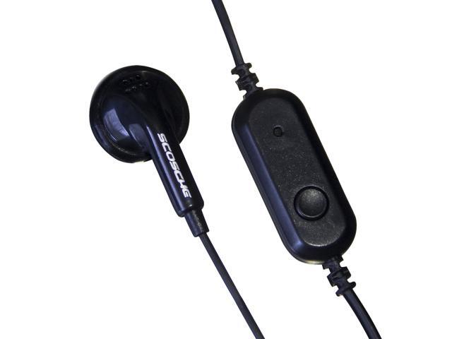 SCOSCHE soloBUD 3.5mm Handsfree Headset with Mono Earbud & Mic HP32M ...