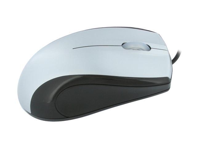 ATRIX MOUMS03BLK Silver/Black Wired Optical Mouse - Newegg.com