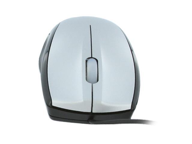 ATRIX MOUMS03BLK Silver/Black Wired Optical Mouse - Newegg.com
