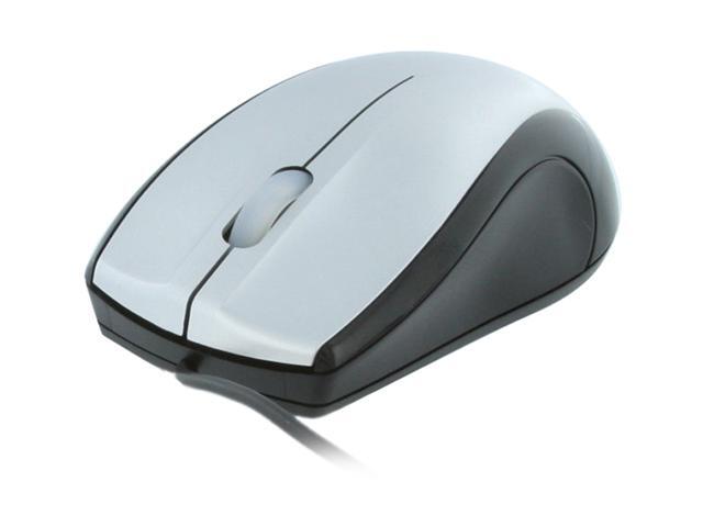 ATRIX MOUMS03BLK Silver/Black Wired Optical Mouse - Newegg.com