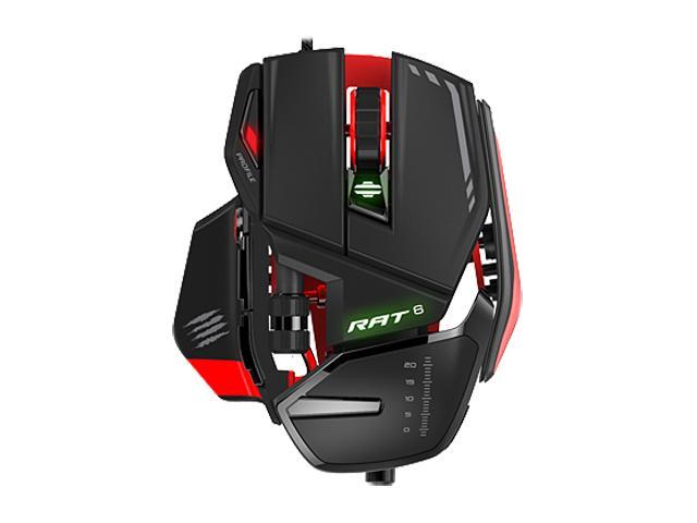 Mad Catz RAT6 MCB4373200A3/04/1 Red Wired Laser Mouse - Newegg.com