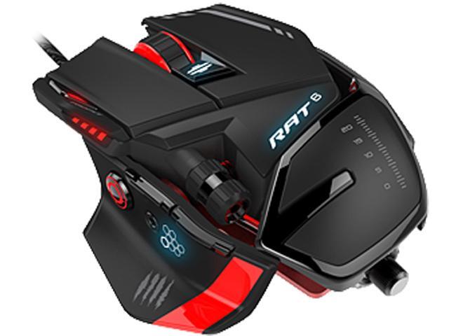 Mad Catz RAT6 MCB4373200A3/04/1 Red Wired Laser Mouse - Newegg.com