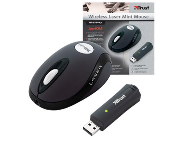 Trust MI-7550 Black Wireless Laser Mini Mouse - Newegg.com