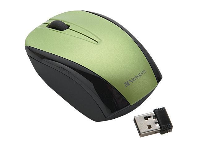 Verbatim Nano Green 2.4 GHz Wireless Optical Notebook Mouse - Newegg.com