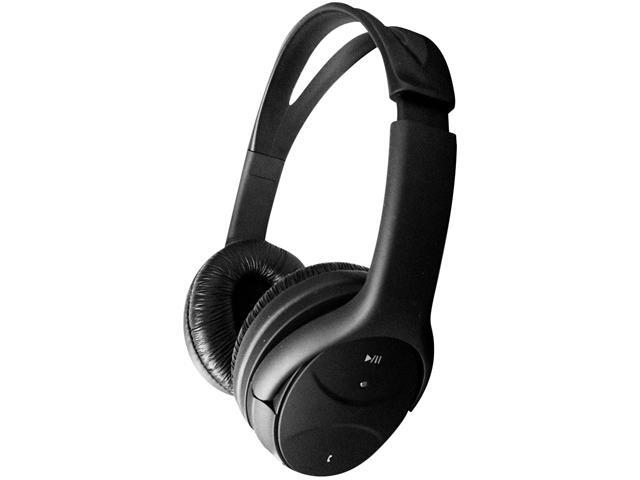 HYPE Black HY-980-BT-BLK One-Touch Bluetooth Stereo Headphone- For ...