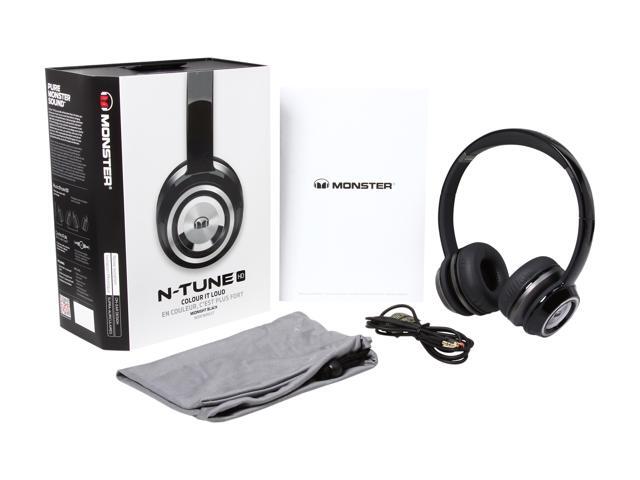 Monster N-Tune On-Ear Headphones-Black - Newegg.com