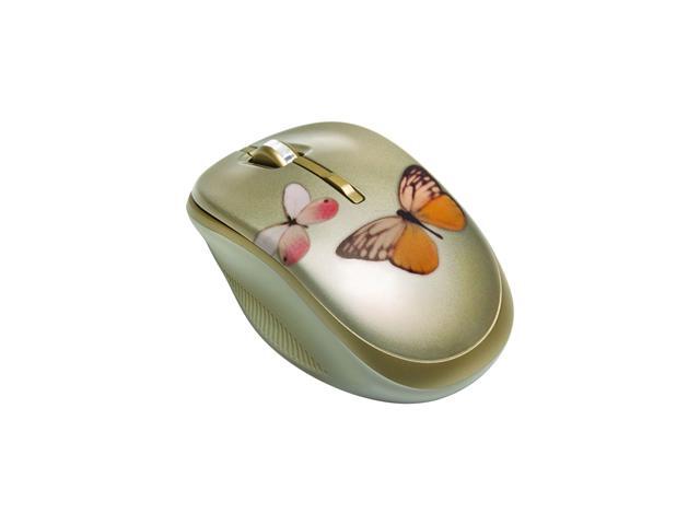 HP Wireless Mobile Mouse by Vivienne Tam WJ161AA#ABL Gold RF Wireless ...