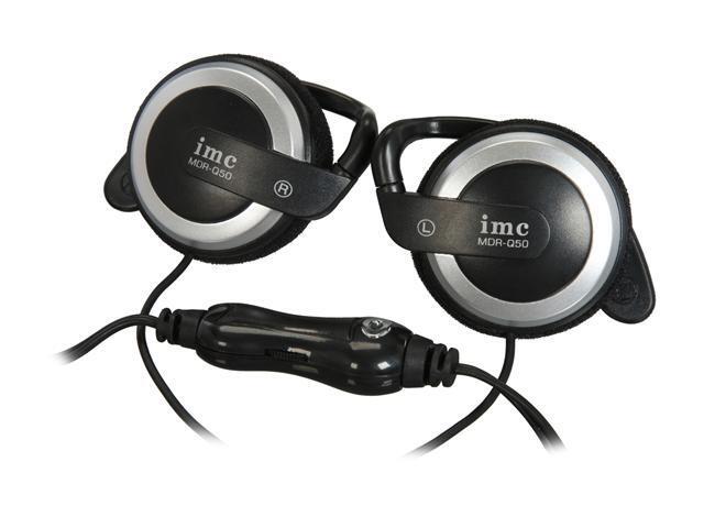 IMC Q50 Circumaural Black Stereo Headset with Build-in Microphone ...