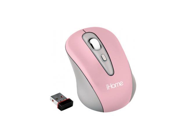 iHome IH-M178ZP Pink 2.4 GHz Wireless Laser Mid-size Mouse - Newegg.com