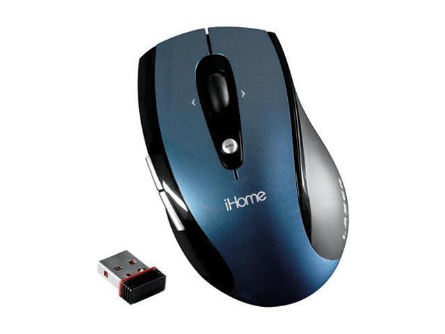 iHome IH-M131ZN Blue 2.4 GHz Wireless Laser Mouse - Newegg.com