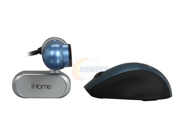 iHome IH-B912NN Blue 2.4 GHz Wireless Laser Mouse / Webcam Bundle ...
