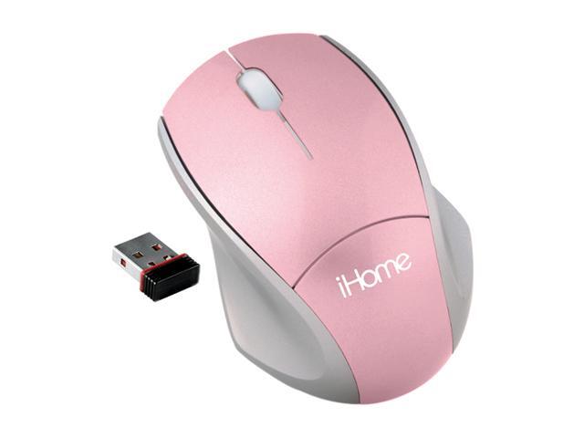 iHome IH-M173ZP Pink 2.4 GHz Wireless Laser Notebook Mouse - Newegg.com
