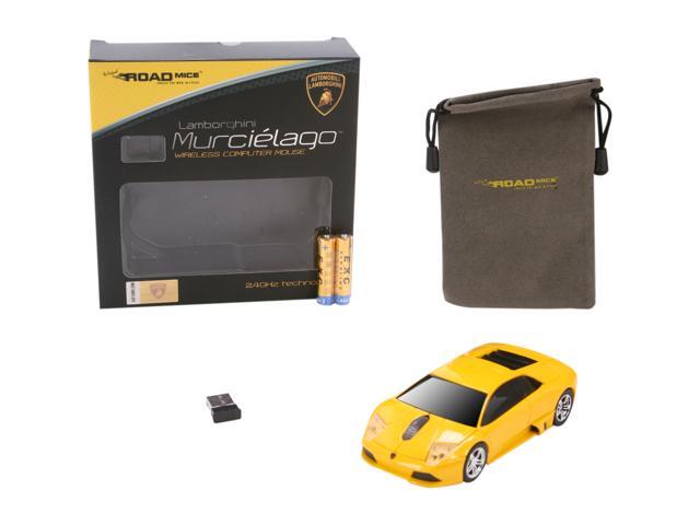 Road Mice RM-09LGMCYXA Yellow RF Wireless Optical Lamborghini ...