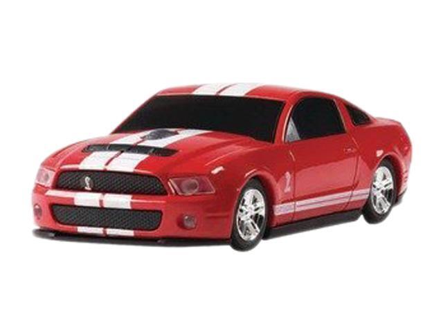 Road Mice RM-10FDSHRXW Red/White RF Wireless Optical Shelby GT500 Mouse ...