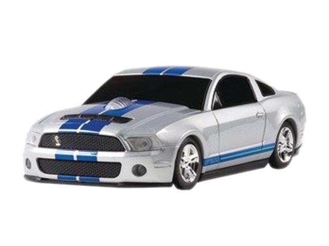 Road Mice RM-10FDSHSXB Silver/Blue RF Wireless Optical Shelby GT500 ...