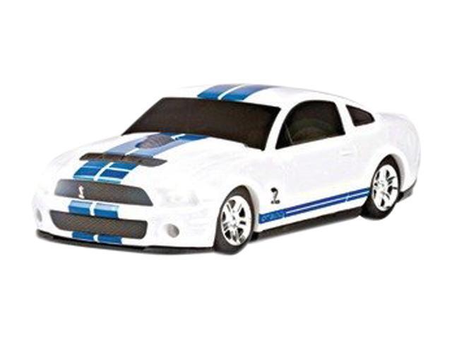 Road Mice RM-10FDSHWXB White/Blue RF Wireless Optical Shelby GT500 ...