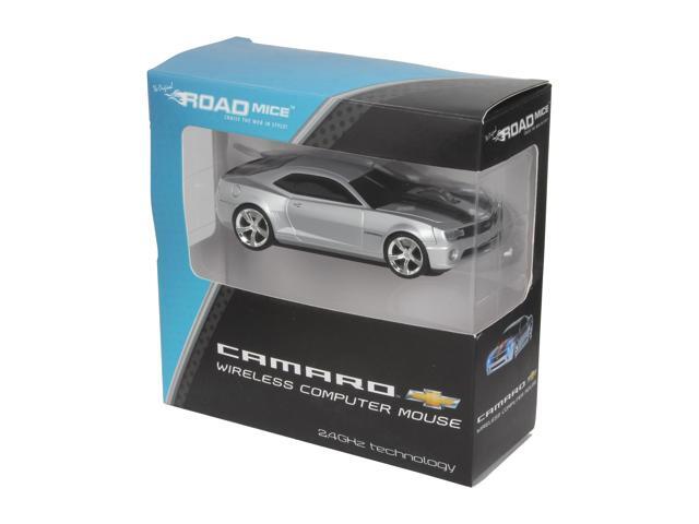 Road Mice Camaro HP-11CHCCSXK Silver/Black RF Wireless Optical Mouse ...