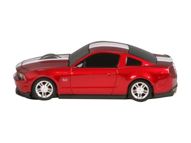 Road Mice Ford Mustang HP-11FDMGRXW Red/White RF Wireless Optical Mouse ...