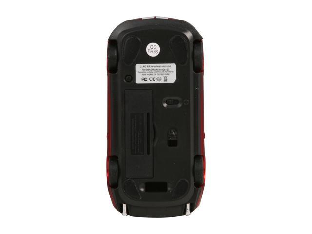 Road Mice Ford Mustang HP-11FDMGRXW Red/White RF Wireless Optical Mouse ...