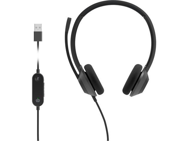 Cisco Headset 322 Wired Dual On-Ear - USB-A - Carbon Black HS-W-322-C ...