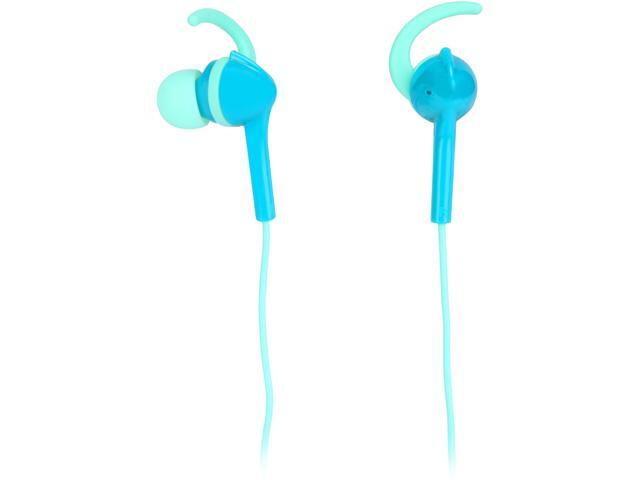 Wicked WIC-WI-3352 Fang In-Ear Headphones Blue/Aqua - Newegg.com
