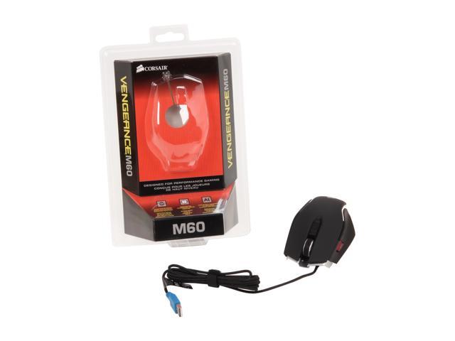 Corsair Vengeance M60 Black 8 Buttons 1 x Wheel USB Wired Laser 5700 ...