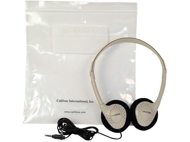Califone Beige CA-2 Lightweight Stereo Headphone - Newegg.com