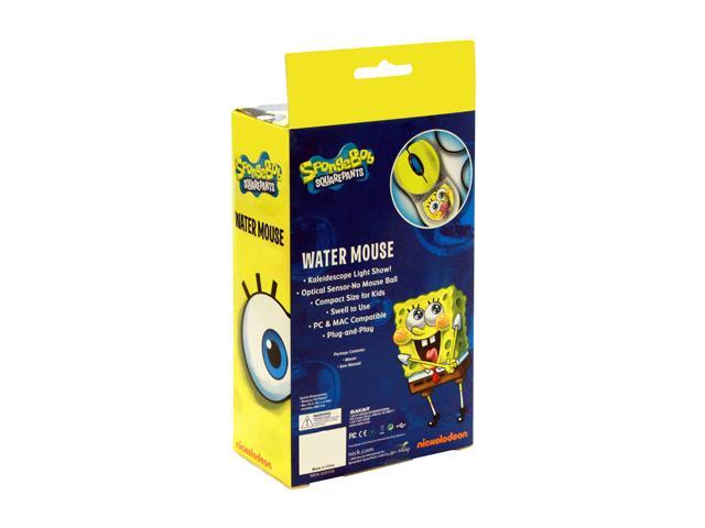 SAKAR SpongeBob Water 82062 Yellow Optical Mouse - Newegg.com
