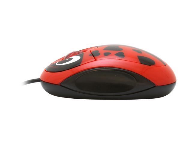 SAKAR Sweet Gizmo GZ1015 Mouse and Mouse Pad Set - Ladybug - Newegg.com